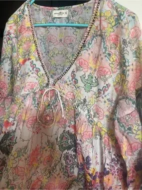 NATURAL LIFE | Dresses | Natural Life Multicolor Floral Paisley Tunic ...
